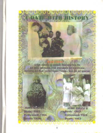 Igwe Kenneth Onyeneke Orizu III - Nnewi City Portal | Anambra State ...